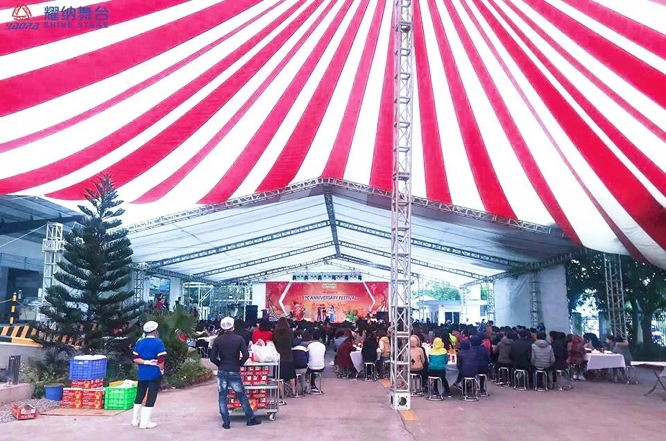 Stage Truss Structure project of Vietnam Elentec Group Annual Meeting ...