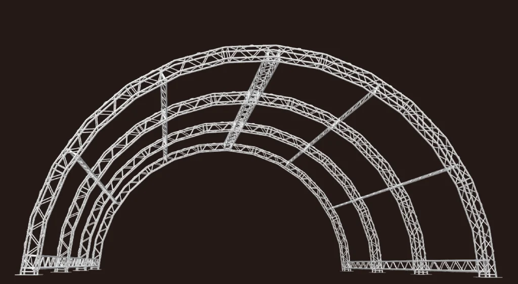 TR-20 TUNNEL ROOF - Aluminum crowd control barrier, stage truss ...